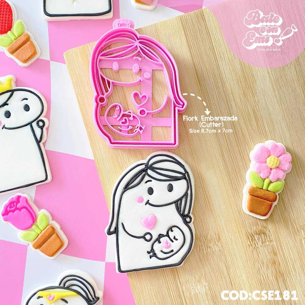 CSE181 - MAMA FLORK Y BEBE FLORK / DIA DE LA MADRE - Bateconemi