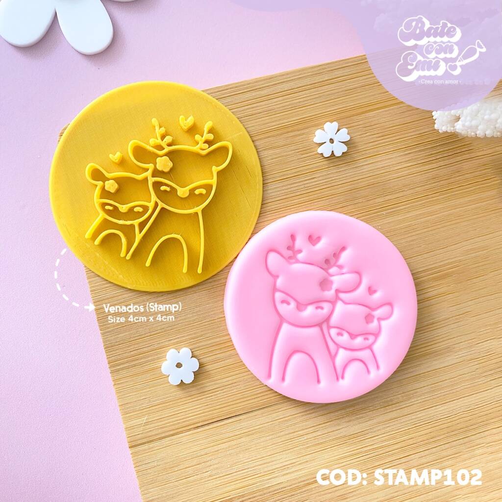 STAMP102 - SELLO - VENADITOS - Bateconemi