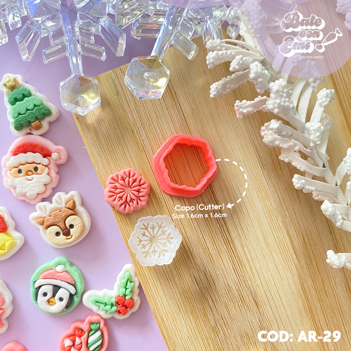 AR-29 MINI COPO DE NIEVE - DE NAVIDAD - Bateconemi