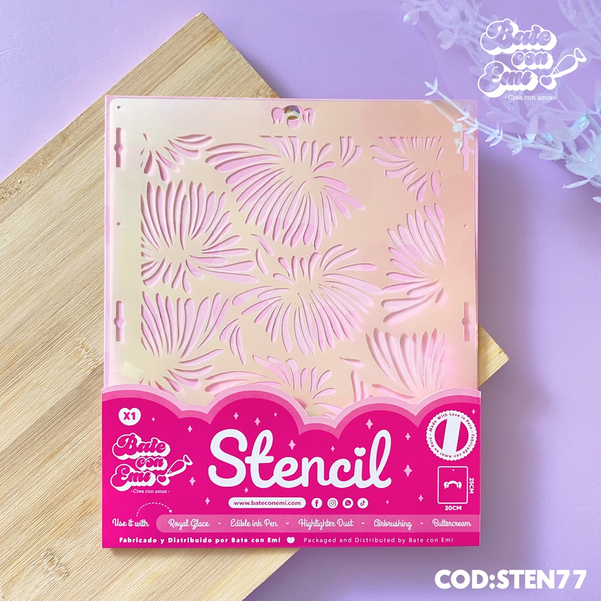 STEN77 - STENCIL - Bateconemi