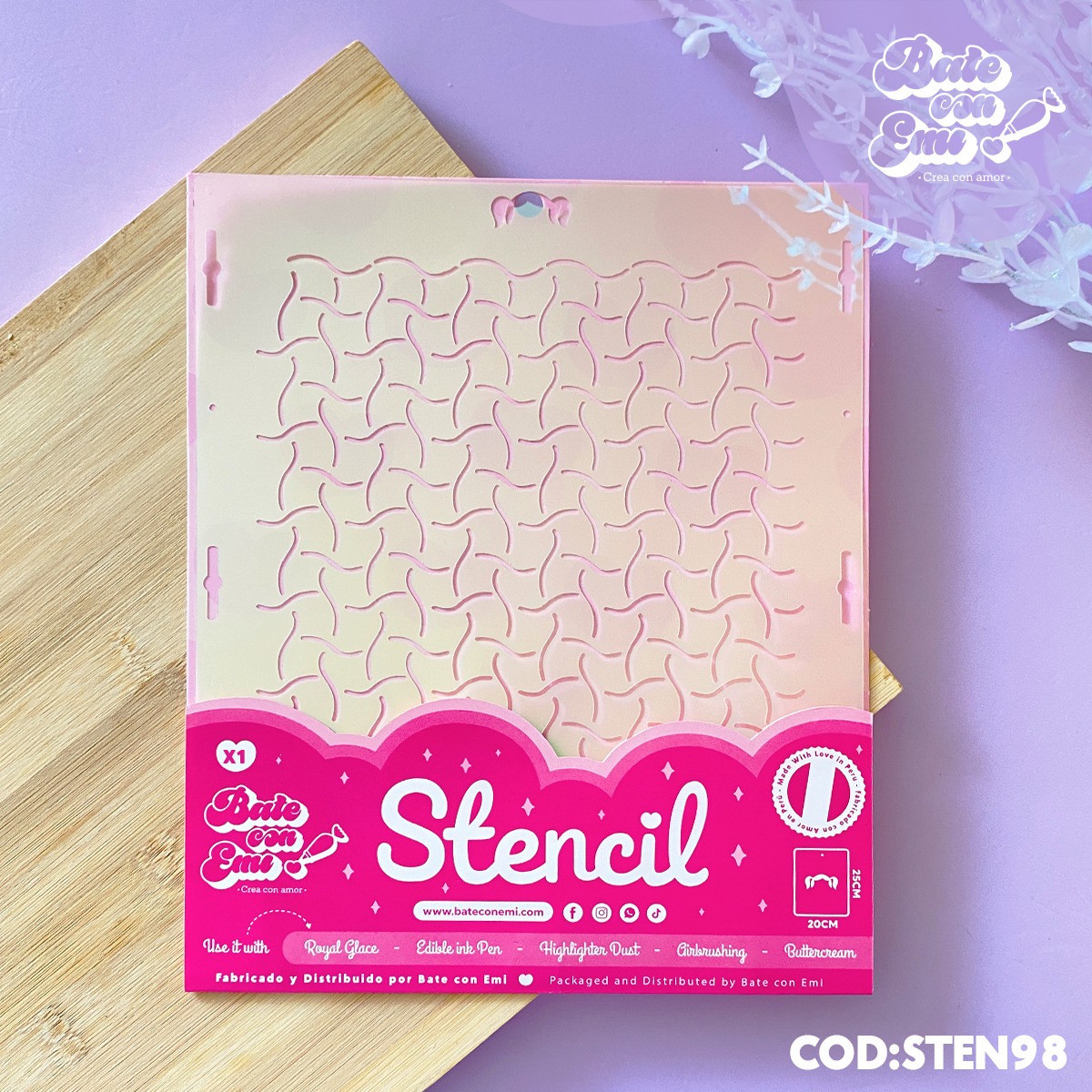 STEN98 - STENCIL - Bateconemi