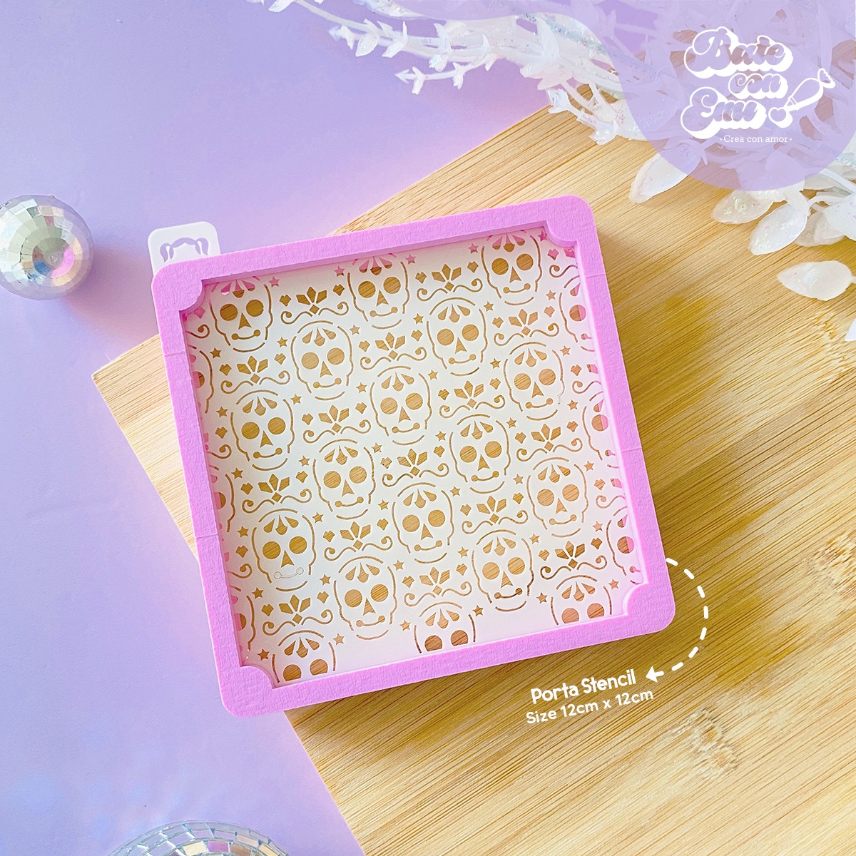 PORTA STENCILS PARA GALLETAS - Bateconemi