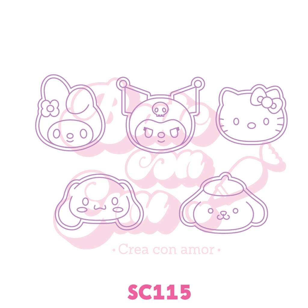 SC115 - SANRIO CUPCAKES - Bateconemi