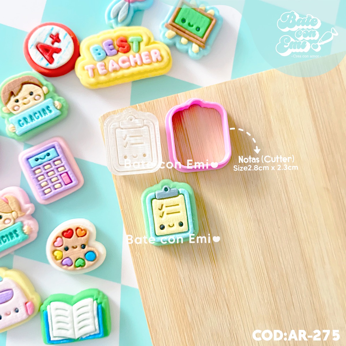 AR- 275 BLOCK DE NOTAS / DIA DEL MAESTRO - Bateconemi