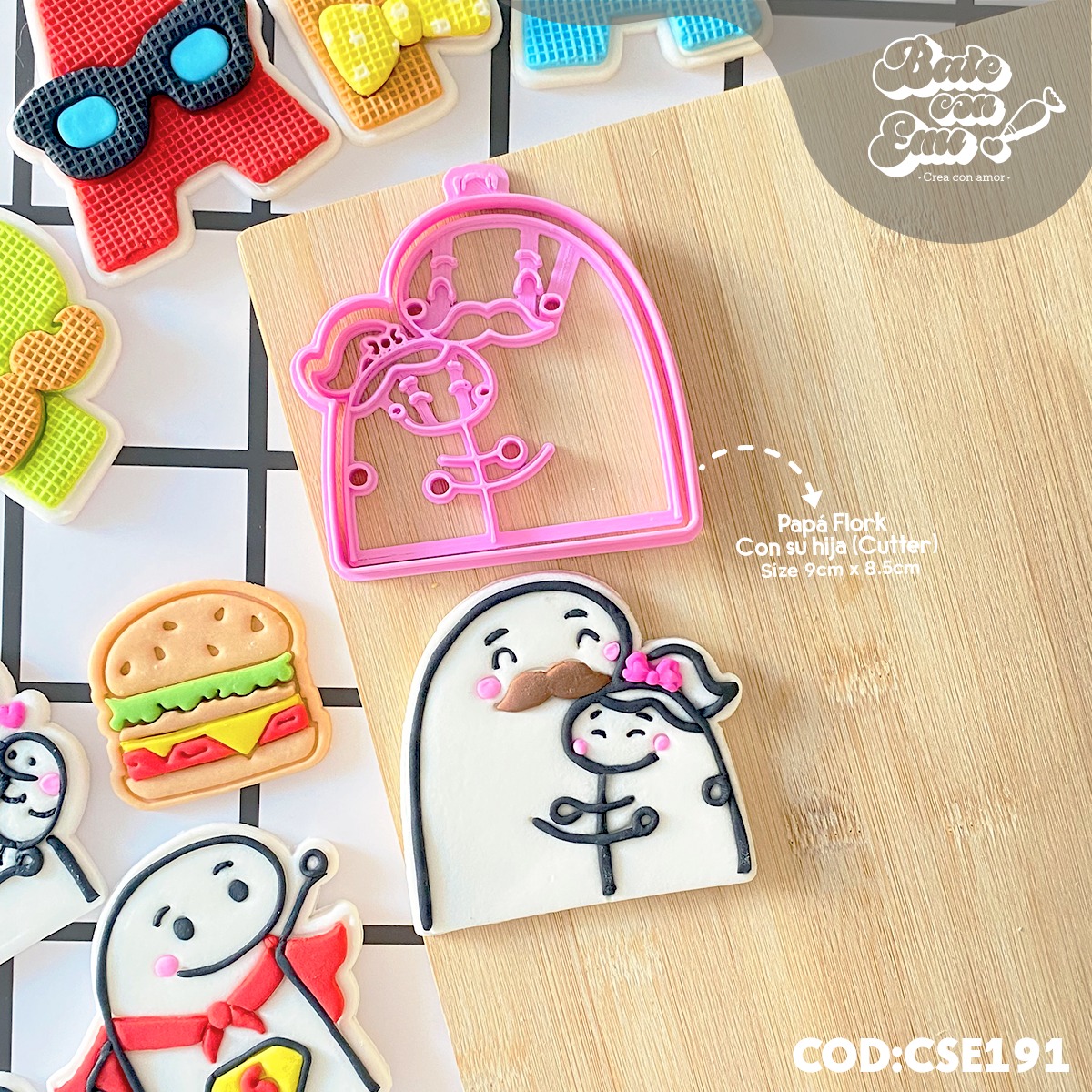 CSE191 FLORK PAPA Y HIJA DIA DEL PADRE - Bateconemi