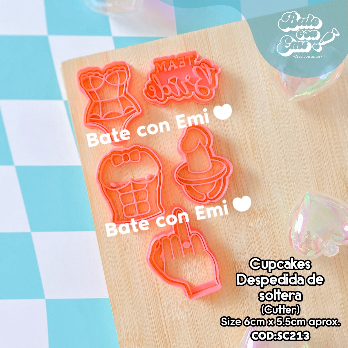 SC213 – SET CUPCAKES DESPEDIDA DE SOLTERA - Bateconemi